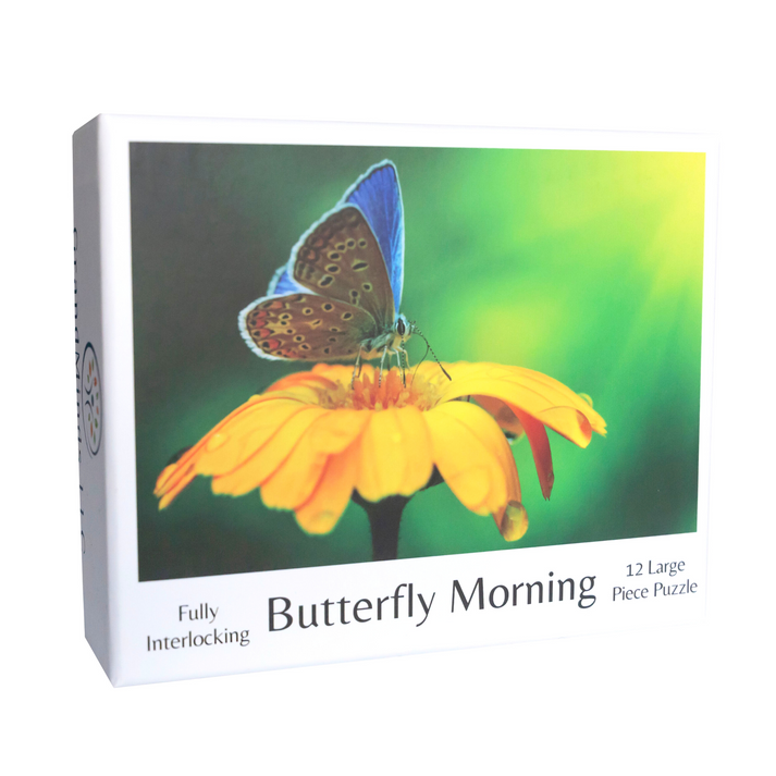 Butterfly Morning 12 Piece Puzzle – GrandMinds